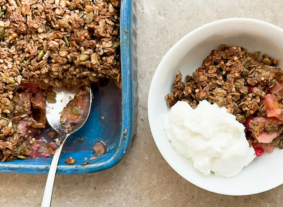 Crunchy Buckwheat Apple Crisp with Cranberries by Martin Sorge – Janie ...